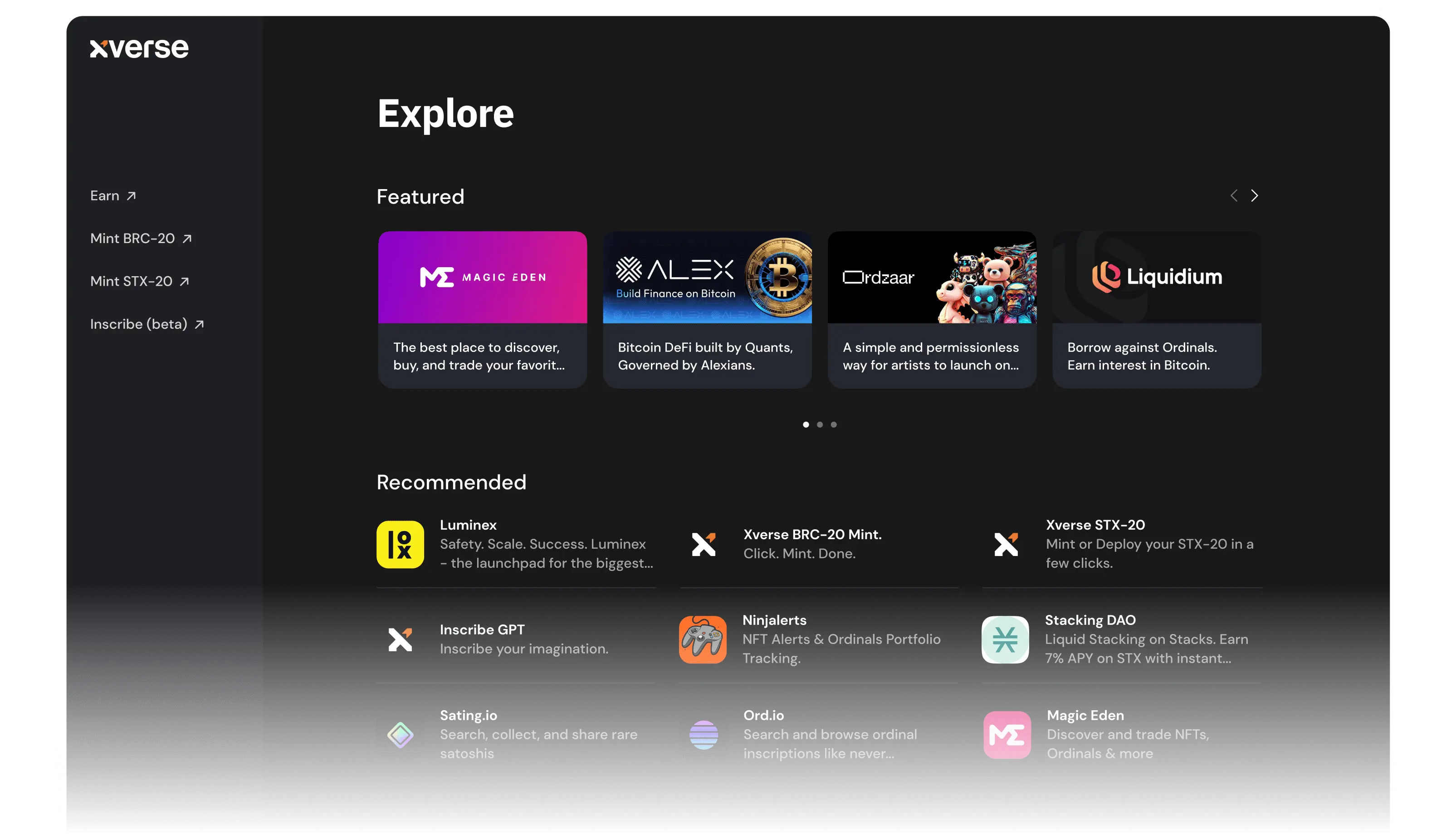 Xverse - Best Bitcoin Web3 Wallet for Android, iOS & Chrome